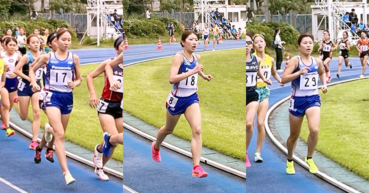 日本体育大学記録会にて、石川選手が3000mで自己新記録 | トピックス | パナソニック女子陸上競技部 | パナソニック スポーツ株式会社